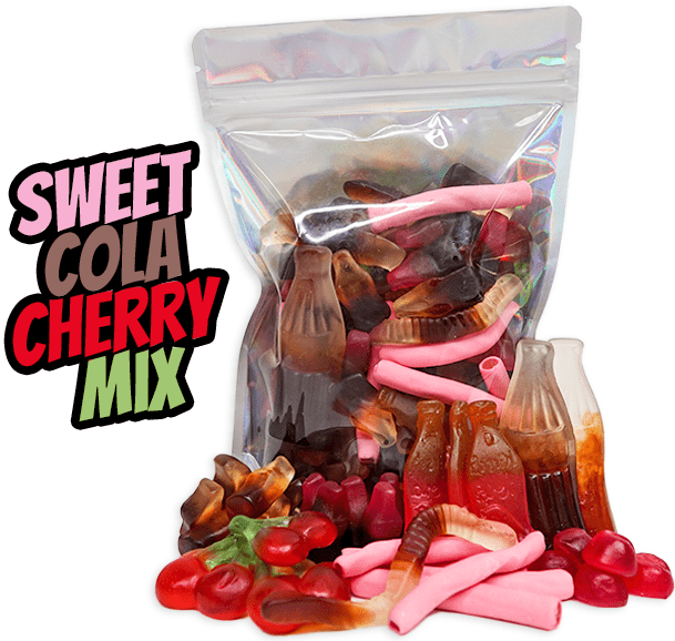 Sweet Cola Cherry Mix - Cola Kers Snoepmix - Candywrap.nl