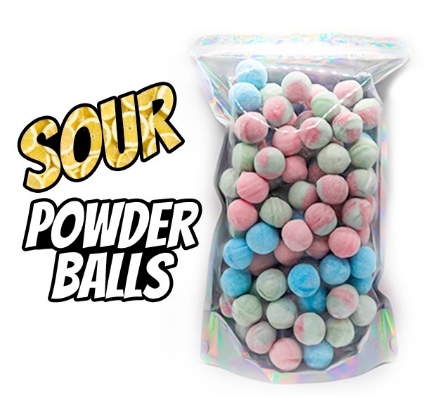 Sour Powder Balls - (Extreem) Zuur Snoep - Candywrap.nl