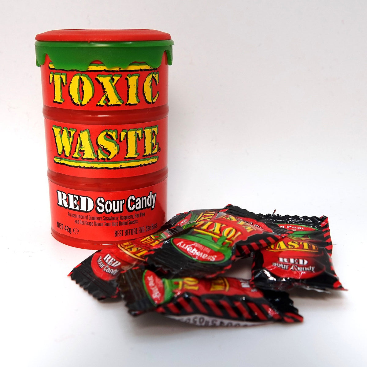 Toxic Waste Red Drum - Zuurste snoep ter wereld | Candywrap.nl